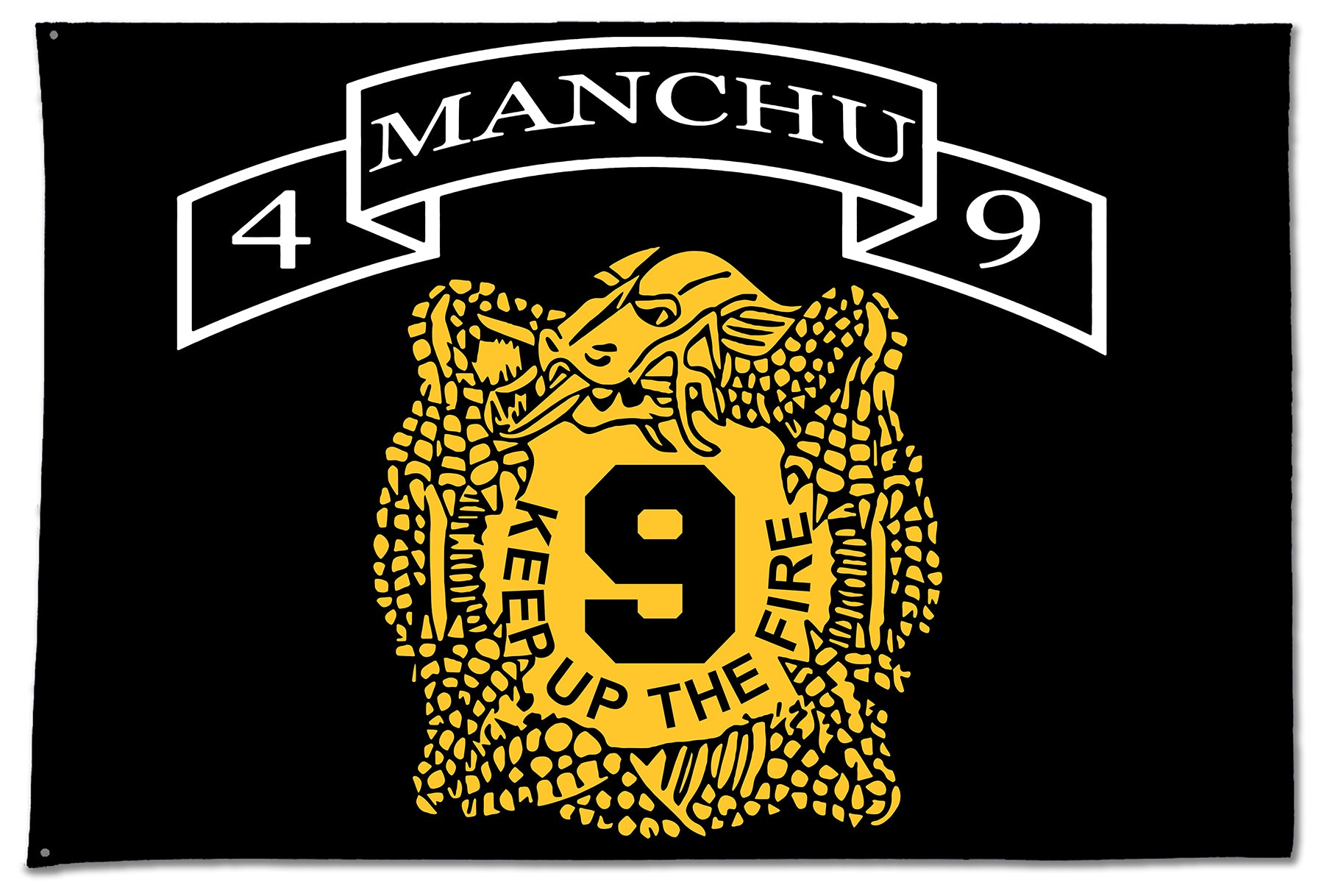 9th Manchu Flag. One Sided with Grommets. Comes in multiple designs an ...