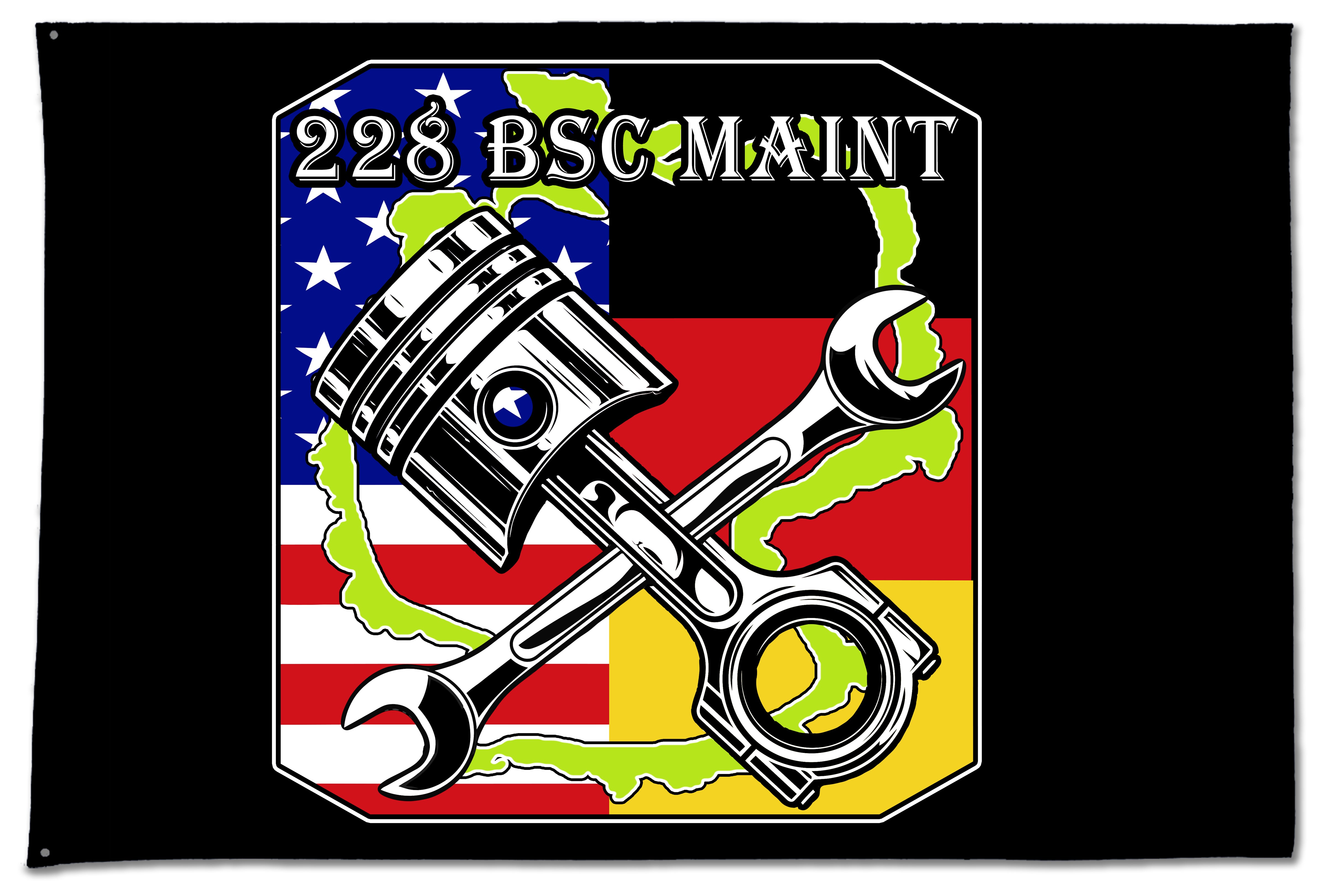 One Sided Flag with Grommets. Comes in multiple sizes. – FortCarsonSwag