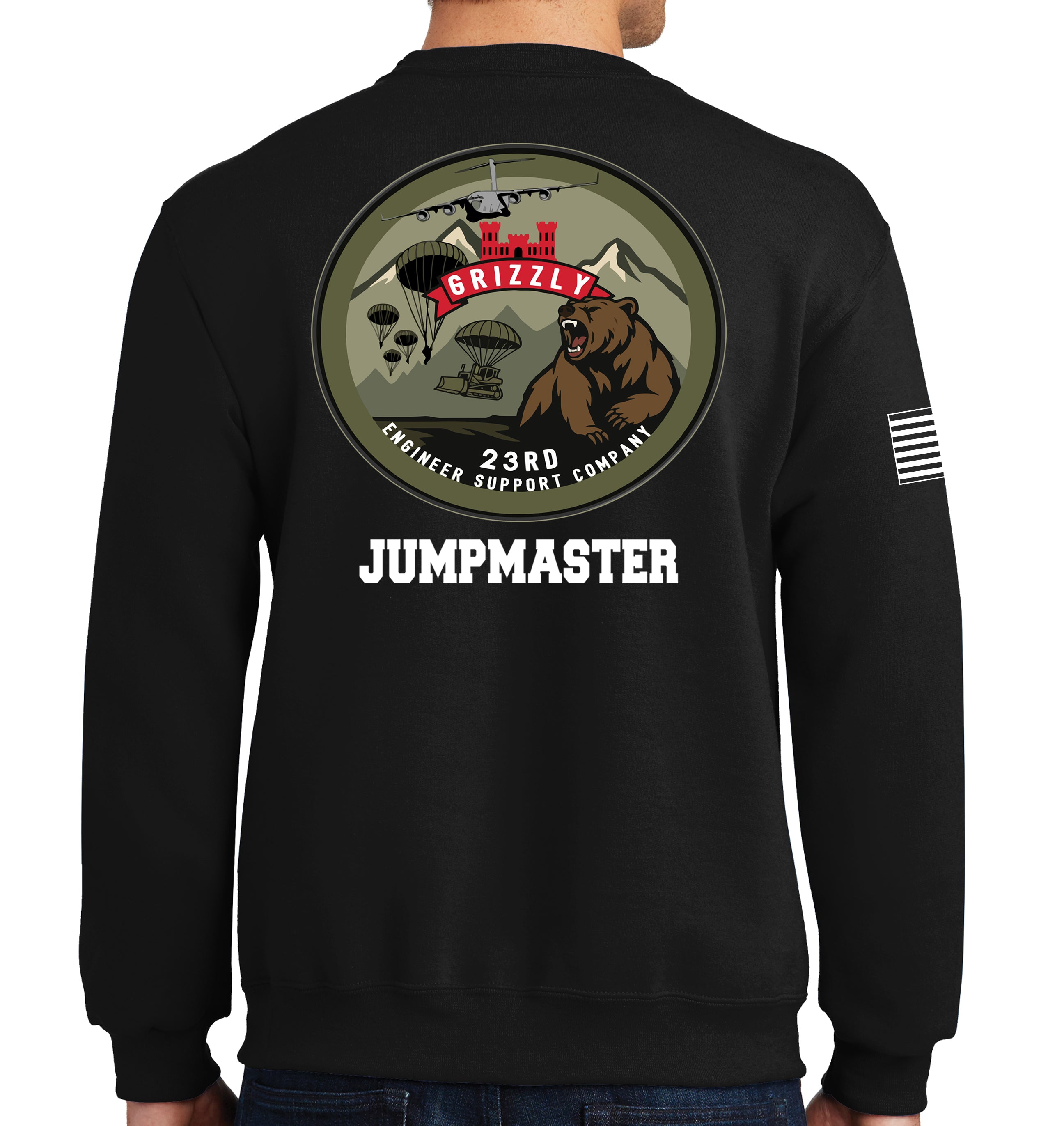 Jumpmaster 50-50 Blend Crewneck Unisex Sweatshirt. This shirt IS appro ...