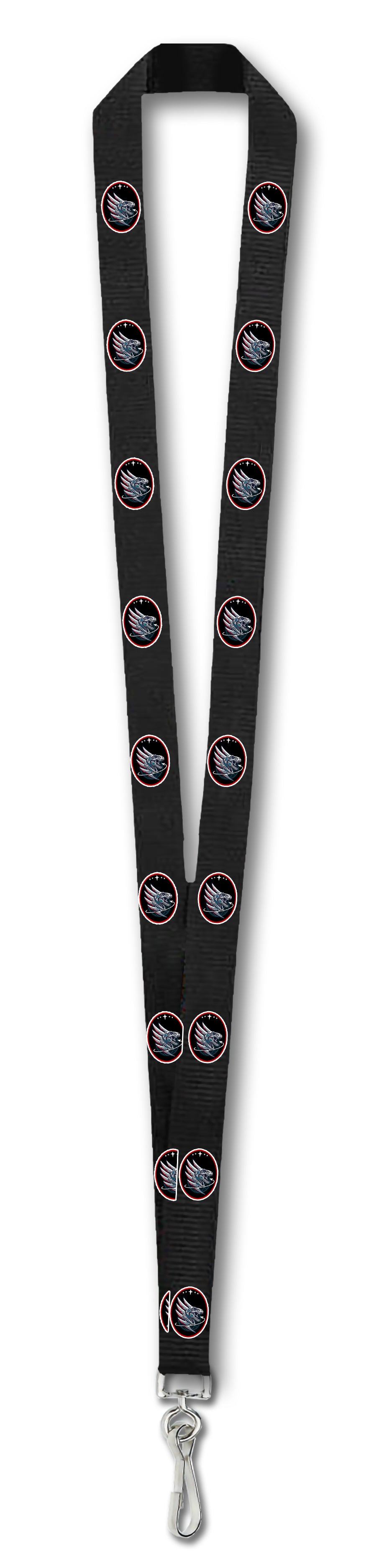 T-REX Black Lanyard for ID Badges - 18 x .4. – FortCarsonSwag