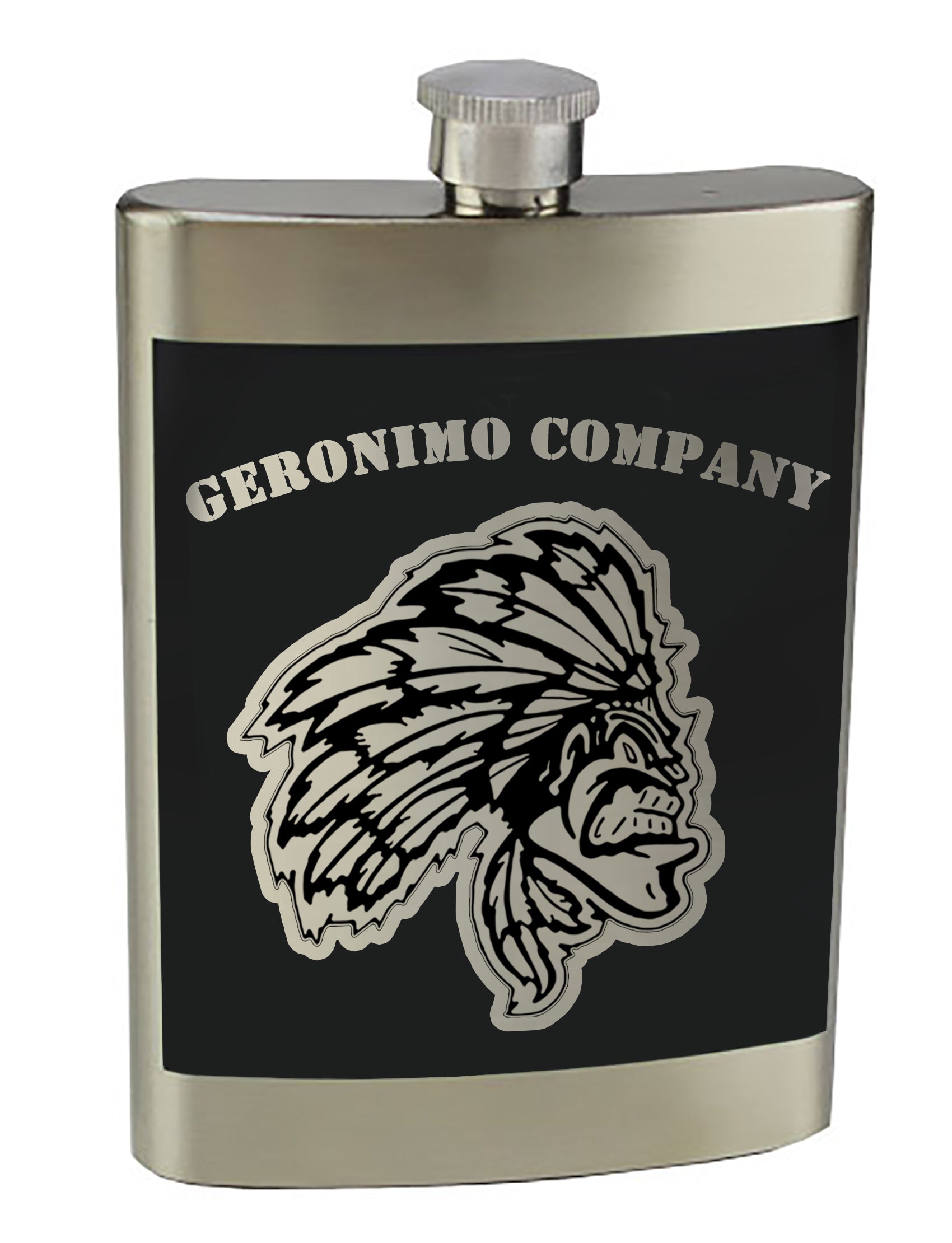 G Co 8 oz. Stainless Steel Flask with screw on lid. – FortCarsonSwag